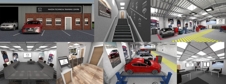 Mazda Training Academy CGI Visuals – Ison Creative Ltd